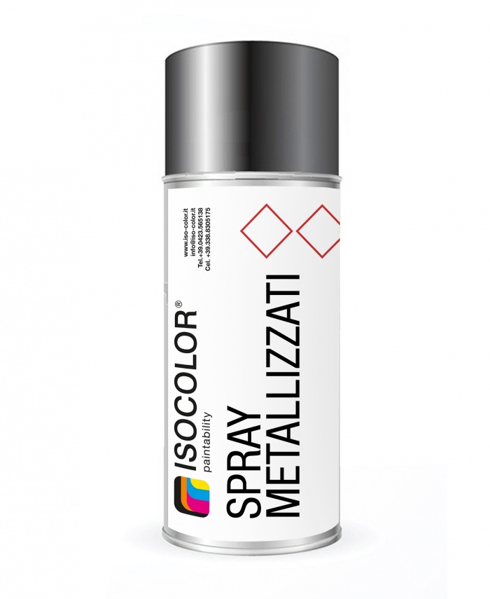 Sprays métallisés et chromés