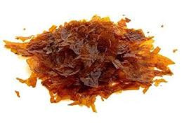 Schellack in Flocken oder gebrauchsfertig