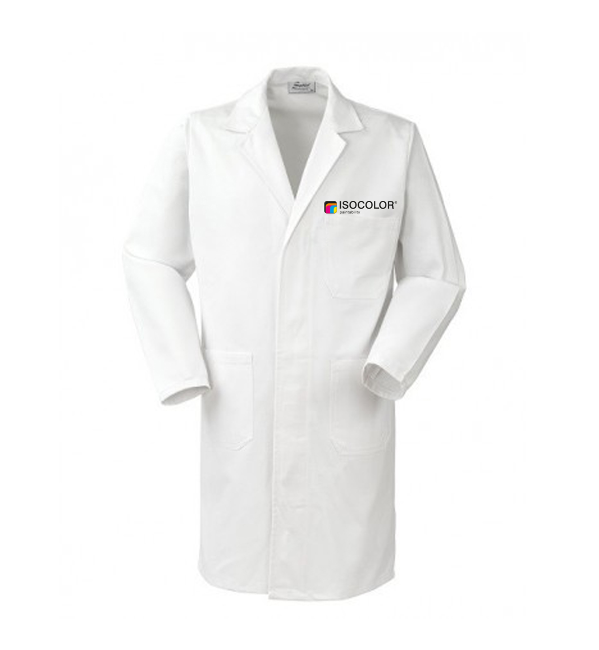 Isocolor white cotton coat