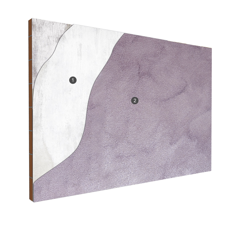 Decorative antique effect for interiors and exteriors