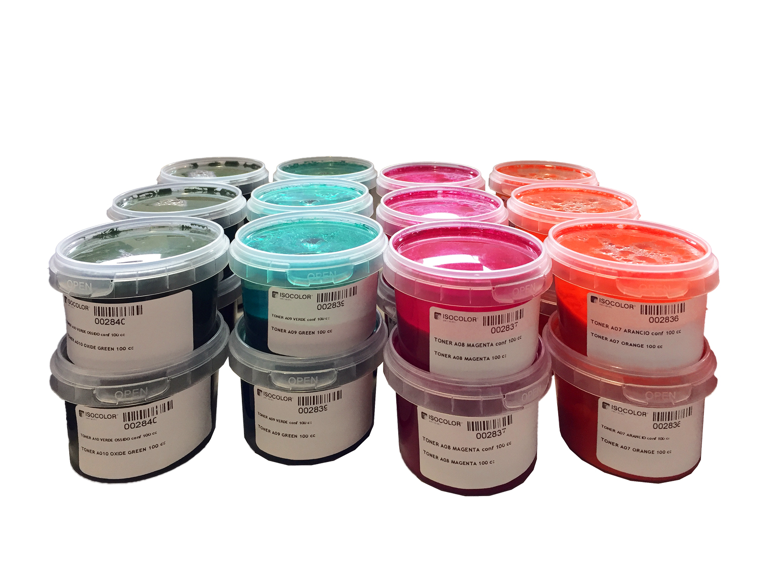 Special toner to be added to the base of Isocolor decorative coatings.